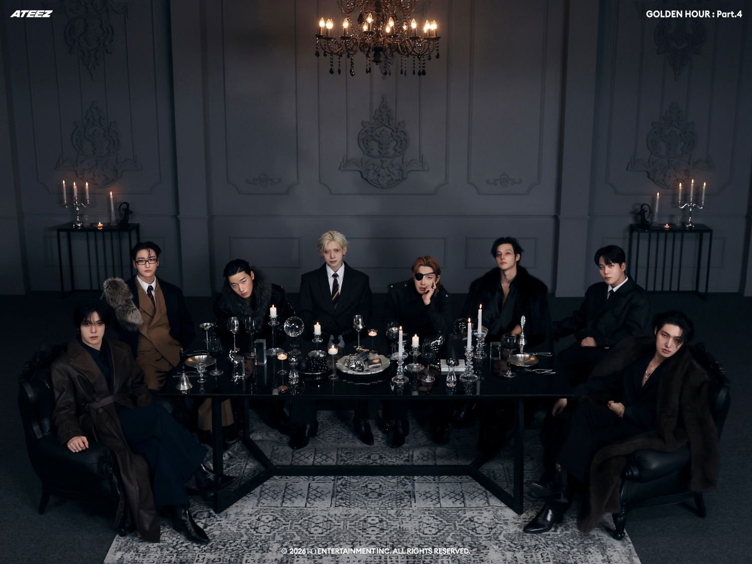ATEEZ(エイティーズ) 13TH MINI ALBUM『GOLDEN HOUR : Part.4』の新たなコンセプトフォトを公開！世界中の ...